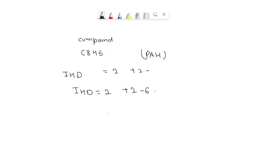 SOLVED: organic compound with the molecular formula C8H6 decolorizes ...