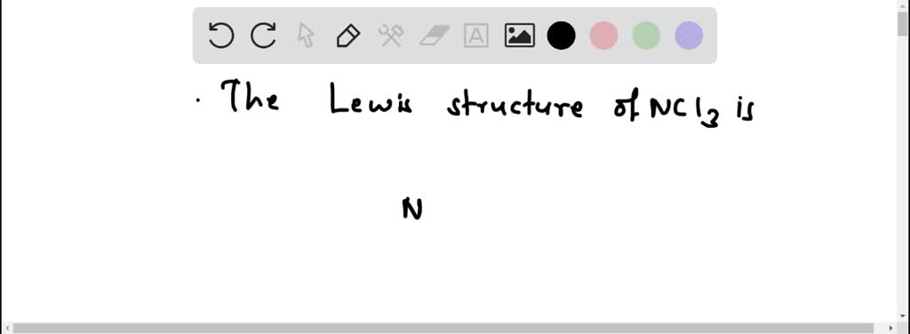 SOLVED: Draw the Lewis structure of NCl, . Include lone pairs. Select ...