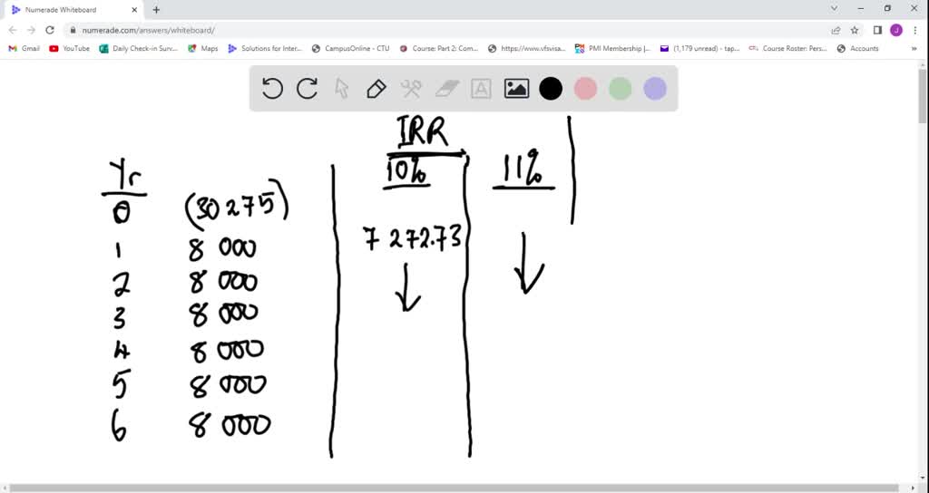 SOLVED: "To calculate the IRR, begin by selecting the formula labels ...