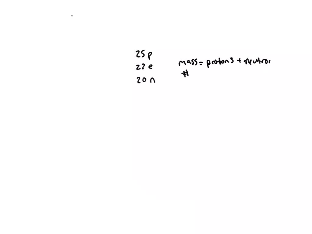 SOLVED: An atom contains 20 protons, 21 neutrons, and 20 electrons ...