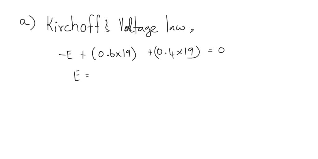 Solved A Multiloop Circuit Is Given Below Some Circuit Quantities Are Not Labeled It Is Not 8502