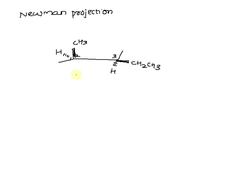 SOLVED: 'Draw skeletal structure for each of the Newman projections ...