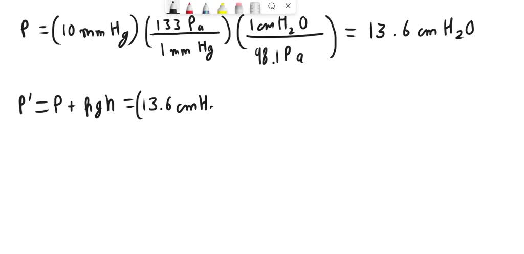 SOLVED: ILI If the pressure in the CSF is measured as shown in the ...