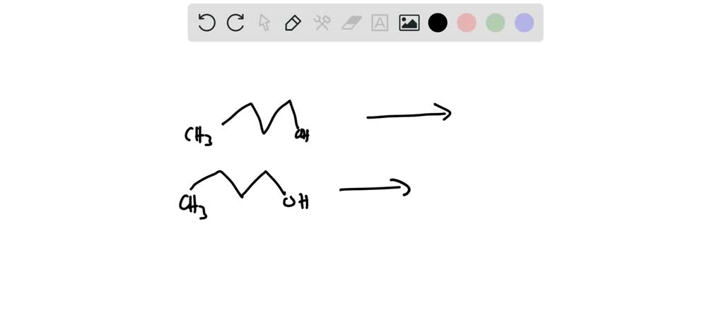 1) Draw the major organic product that is obtained when 1-butanol is ...