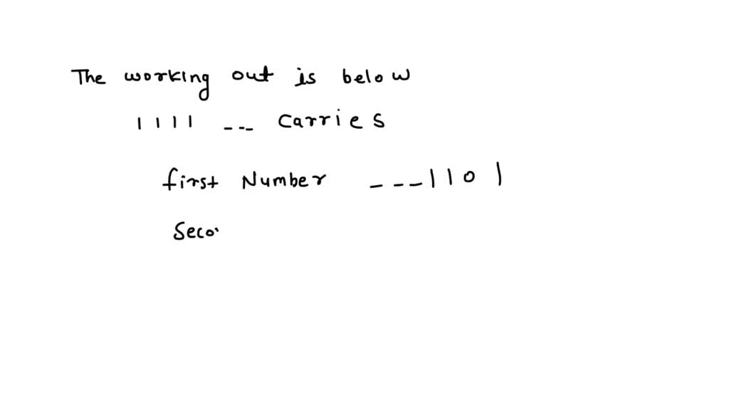 Two 4 bit Numbers 1101 And 1011 Are Applied To A 4 bit Parallel Adder Two 4 bit Numbers 1101 And 1011 Are Applied To A 4 bit Parallel Adder