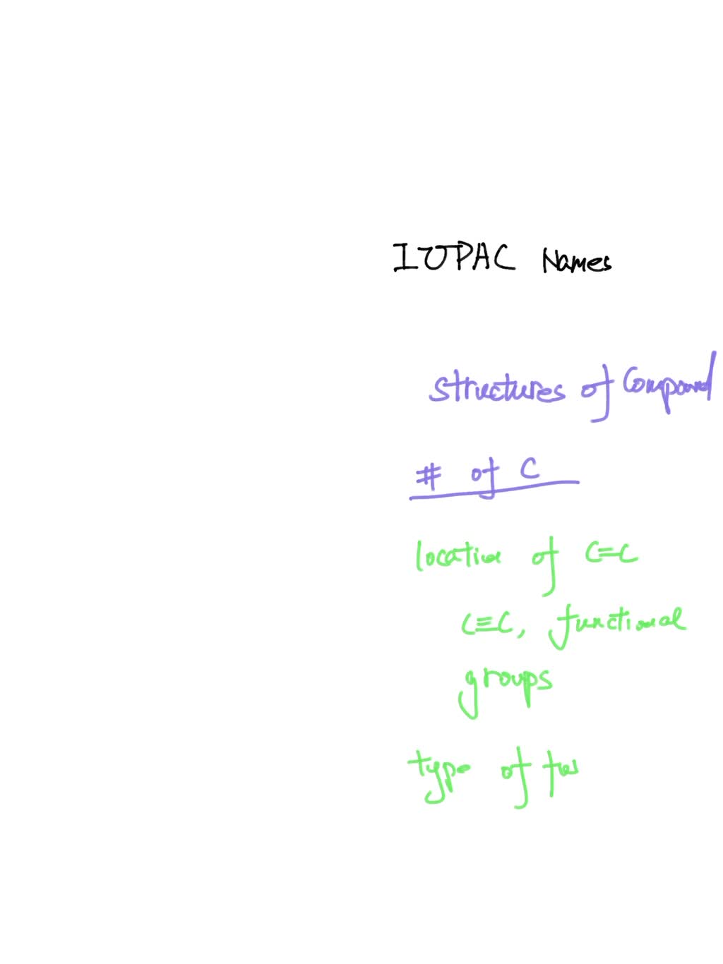 SOLVED: Give IUPAC names for the following compounds. SOLVED: Give IUPAC names for the following compounds.