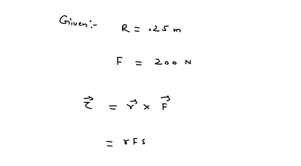 SOLVED: A person applies a horizontal pushing force of 200 N to the top ...