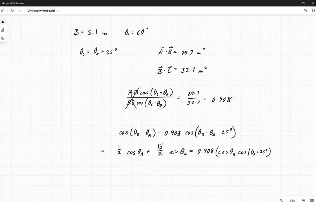 SOLVED: Let B = 5.10 m at 60.0°. C and A have equal magnitudes. The ... SOLVED: Let B = 5.10 m at 60.0°. C and A have equal magnitudes. The ...