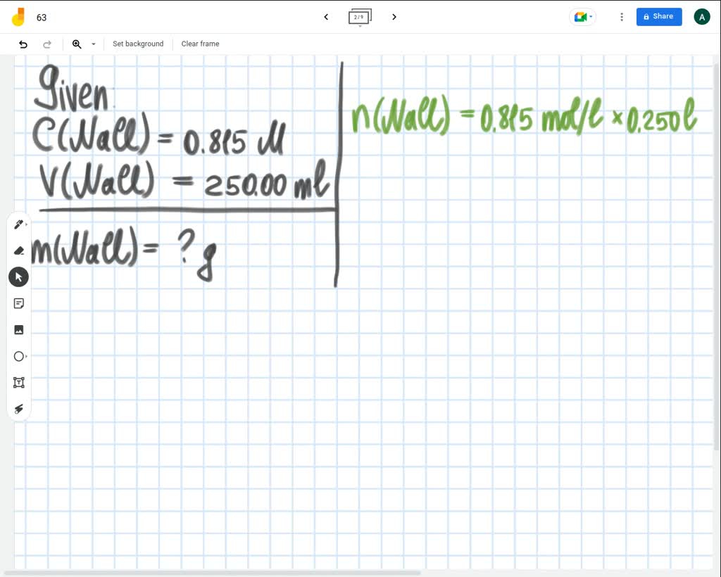 SOLVED: Determine the mass of Sodium Chloride need to create a 250.00 mL of 0.815m