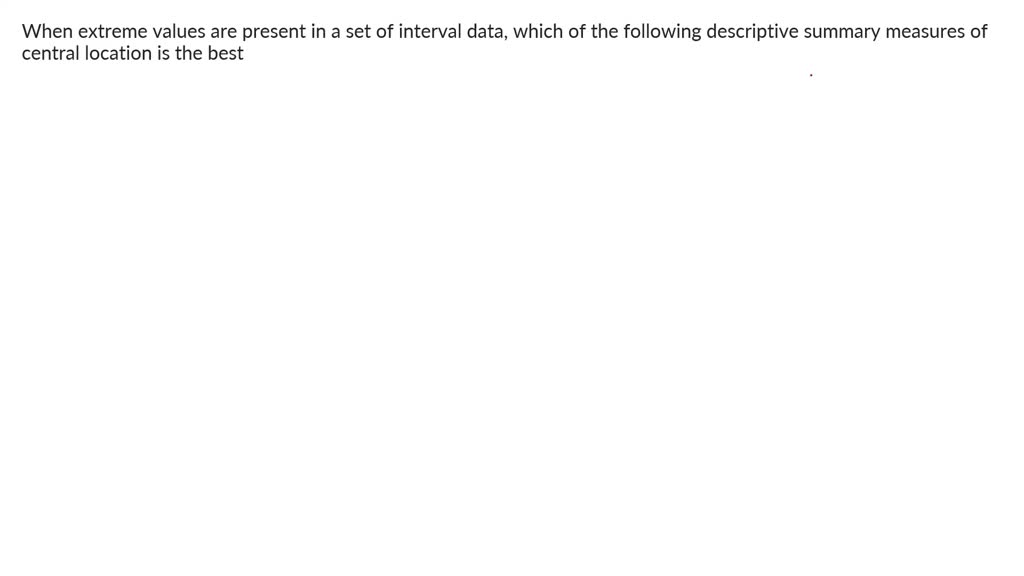 SOLVED: A. Which of the following statistics measure the center of a ...