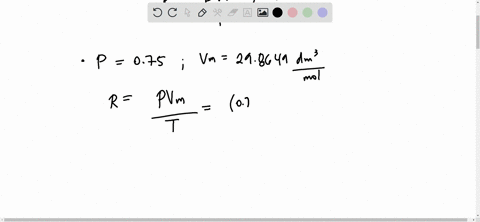 The following data have been obtained for oxygen gas at 273.15 K. From ...