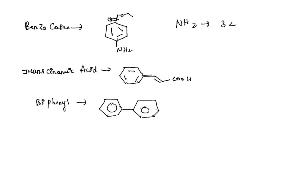 SOLVED: Question 7: The following are IR spectra of benzocaine, trans ...