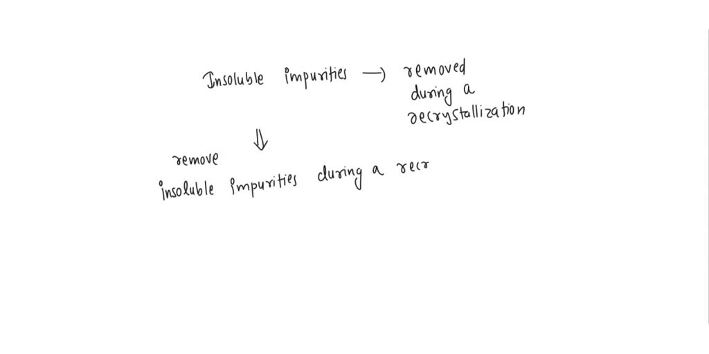 SOLVED: Question 5 Recrystallization involves the removal of: Soluble ...
