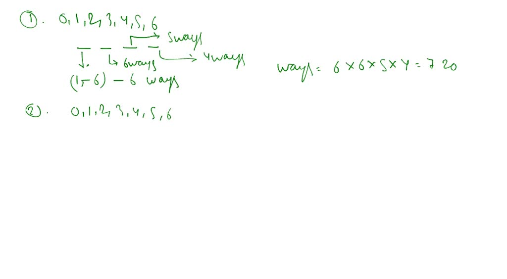 SOLVED: Using the digits 3, 4, 6, 7 only once form- (i) 3-digit smallest even number (ii) 4 ...