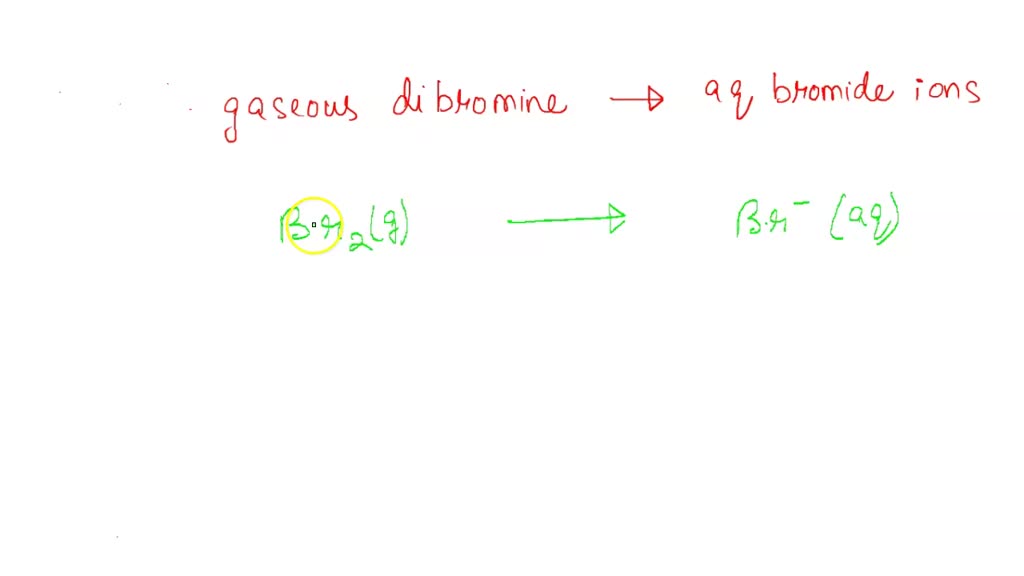 SOLVED: Write a balanced half-reaction describing the reduction of ...