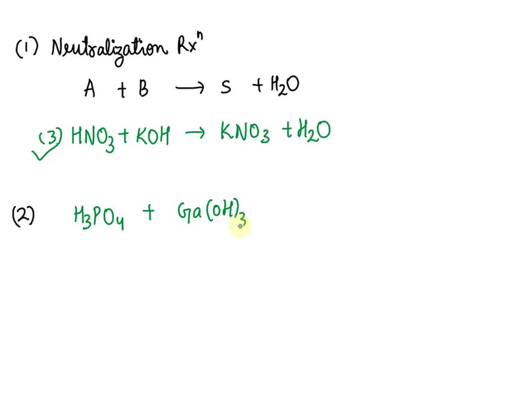 SOLVED: Question 21 (4 points) In a neutralization reaction, how many moles of hydrochloric acid ...