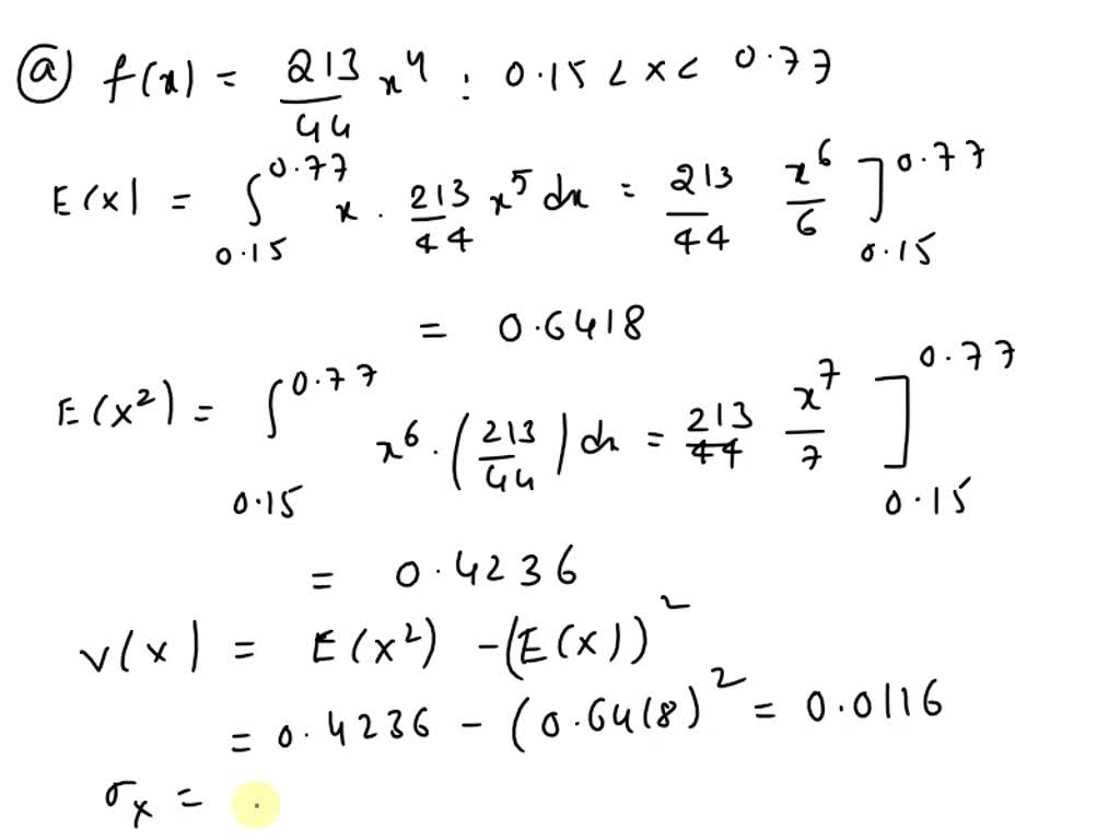 SOLVED: (a) The random variable X is normally distributed with mean μ ...