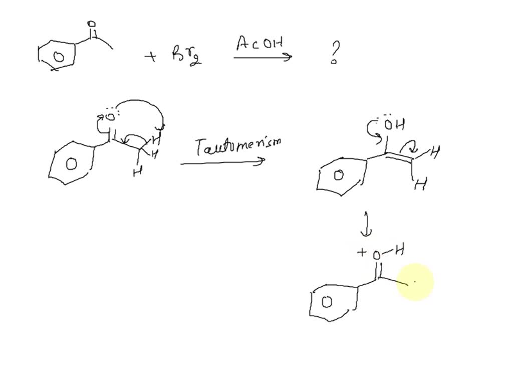 SOLVED: What product is formed when acetophenone is reacted with ...