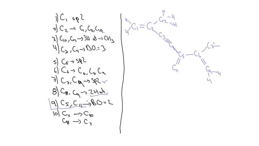 Draw the structure of an organic compound with twelve carbons using the ...