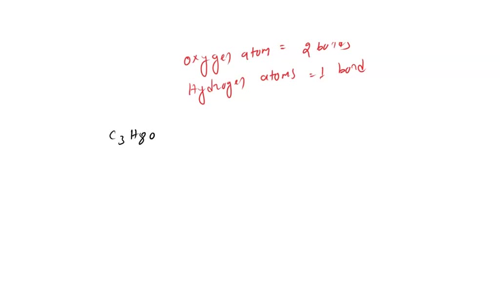 SOLVED: Draw three constitutional isomers with molecular formula C3H8O.