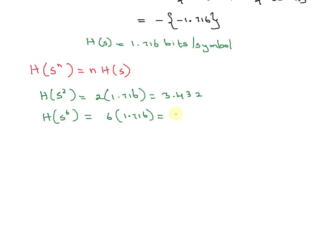 SOLVED: Texts: 3-4. A null memory source has an alphabet S = a, b, c ...