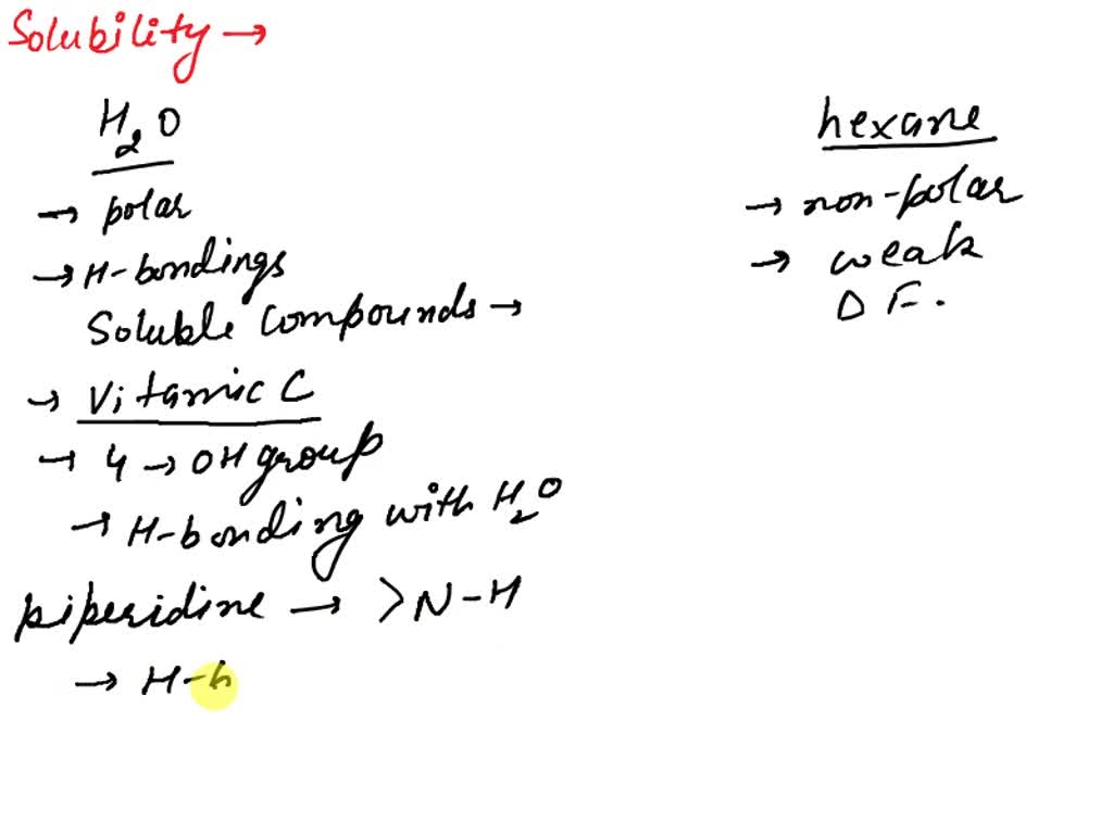 SOLVED: Predict whether each compound has grcater solubility in waler ... SOLVED: Predict whether each compound has grcater solubility in waler ...
