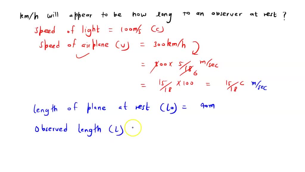 SOLVED: Assuming the speed of light is only 300 m / s in another ...