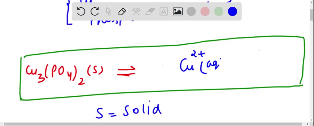 SOLVED: Write the chemical reaction that shows how copper(II) phosphate ...