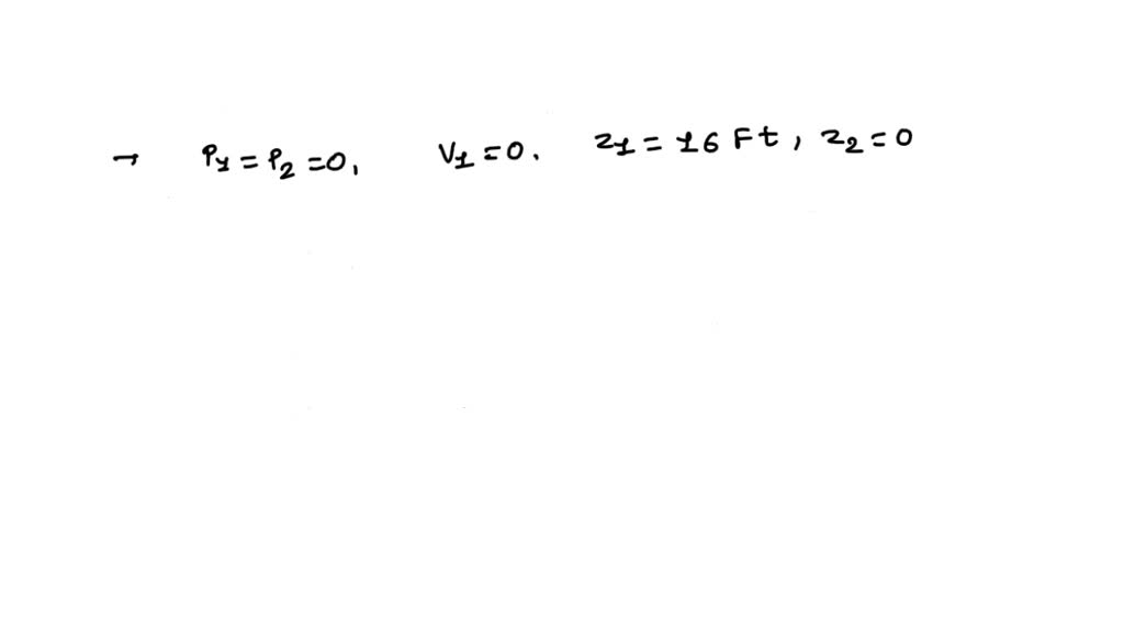SOLVED: Water flows in the system shown in Fig. P3.96. Assume ...