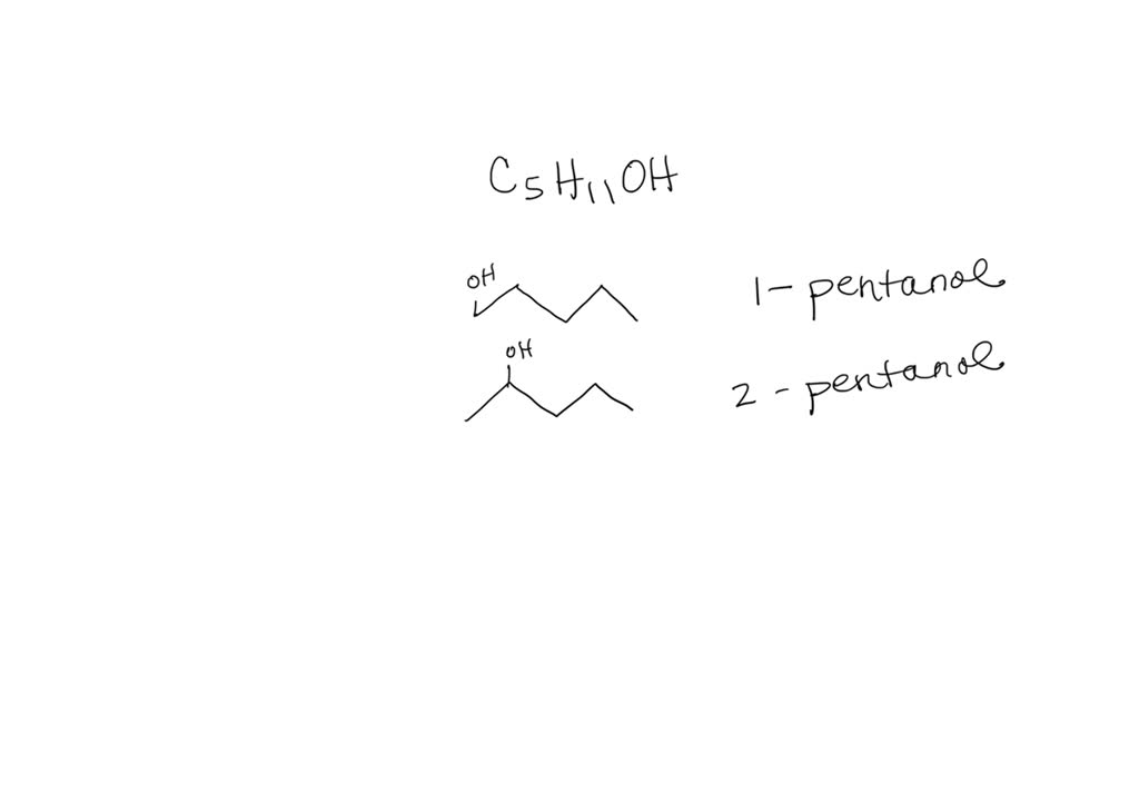 SOLVED: 3. Give four structural isomers of alcohol for compound with ...