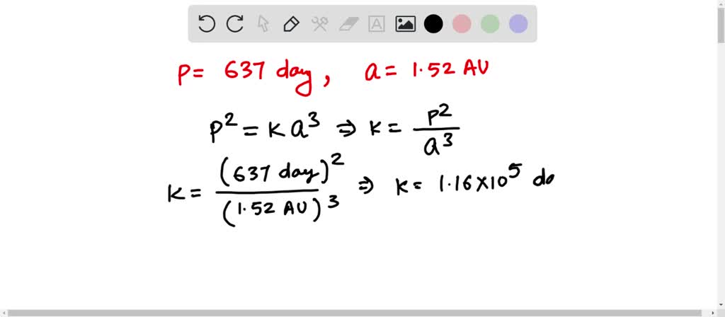 SOLVED: 7. Kepler's third law states that P^2 = (4Ï€^2/GM)a^3. Show ...