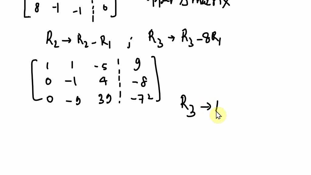 SOLVED: Express the column matrix b as linear combination of the columns of A (Use Ai, 4z and A3 ...