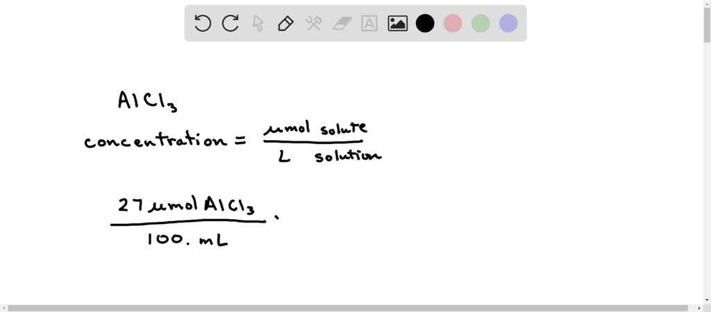 SOLVED: A chemist prepares a solution of aluminum chloride (AlCl3) by ...