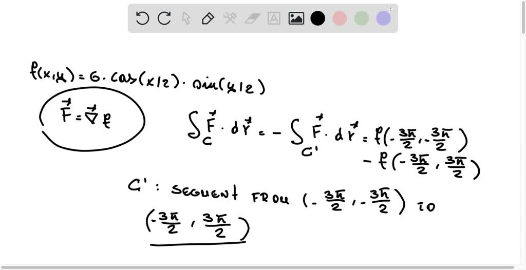 SOLVED: (1 point) Suppose F(c,y) 3 sin 2 ) sin(@ )z - gcos cOS and C is the curve from Pto Q in ...