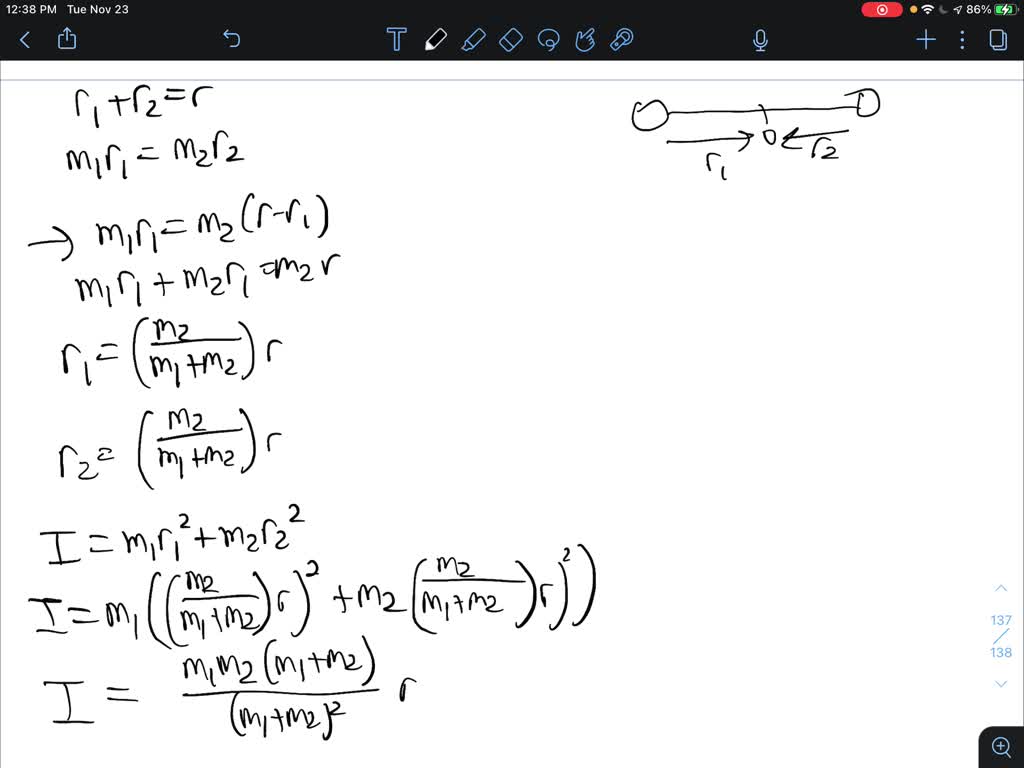 SOLVED: A triatomic molecule is oriented as follows along the x-axis ...