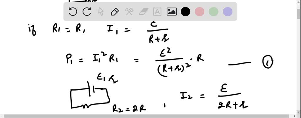 SOLVED: Two batteries with the same EMF U but different internal ...