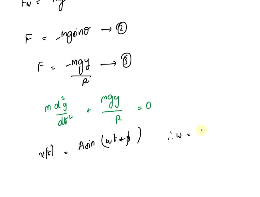 SOLVED: 1. You have a spherical bowl of radius of curvature R and a ...
