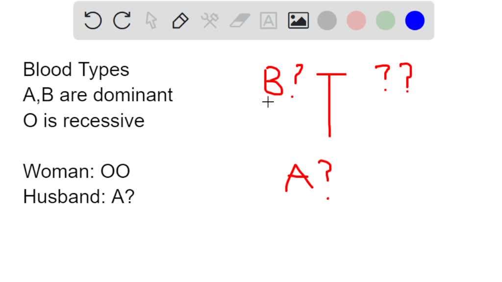 SOLVED: A woman with B+ blood type marries a man with A+ blood type ...