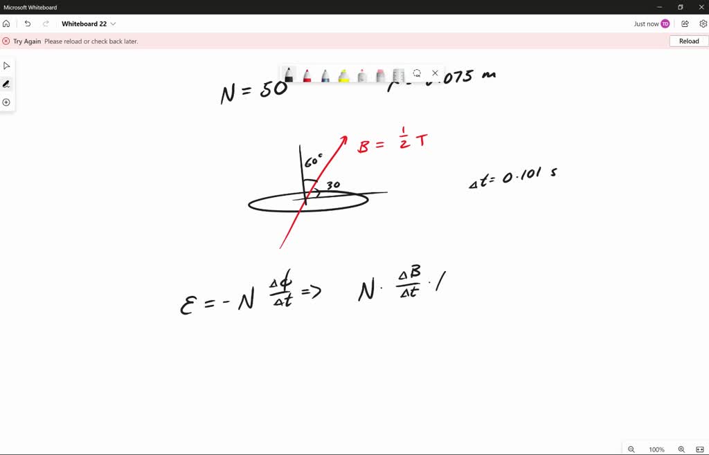 SOLVED: A 50-turn coil has a diameter of 15 cm. The coil is placed in a ...