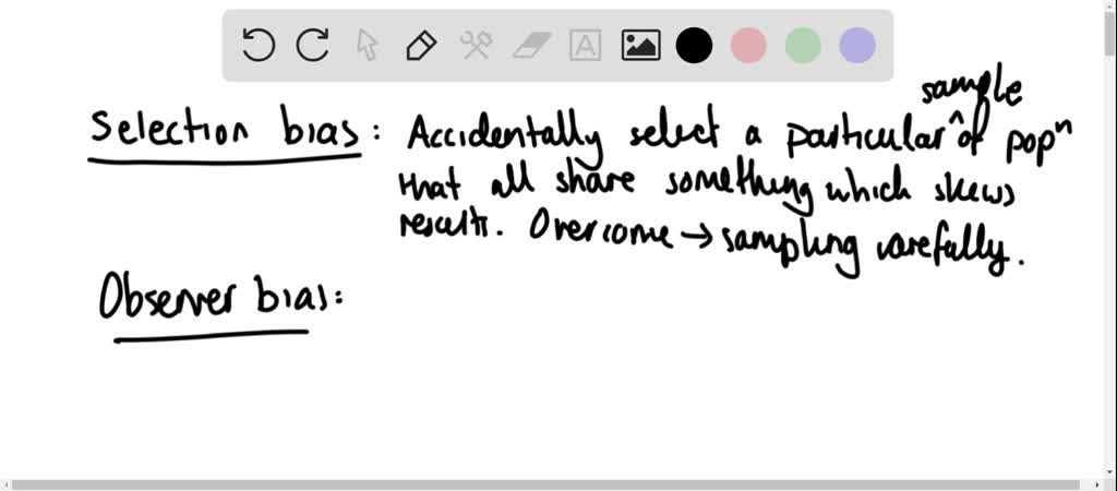 SOLVED: Research bias in statistics and explain 2 possible sources of ...