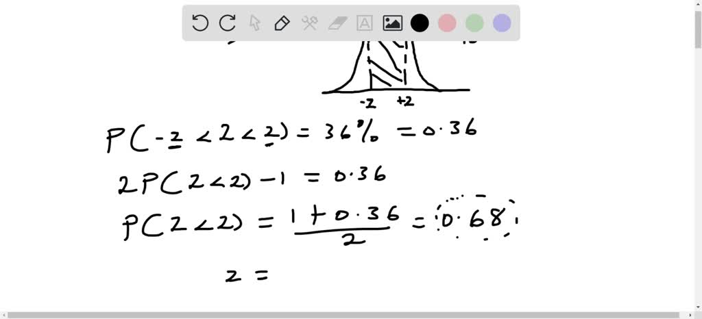 SOLVED: Find the z-score boundaries that separate a normal distribution as described in each of ...