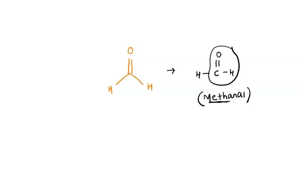 SOLVED: Select the names that apply to the compound shown: H2C=O H ...