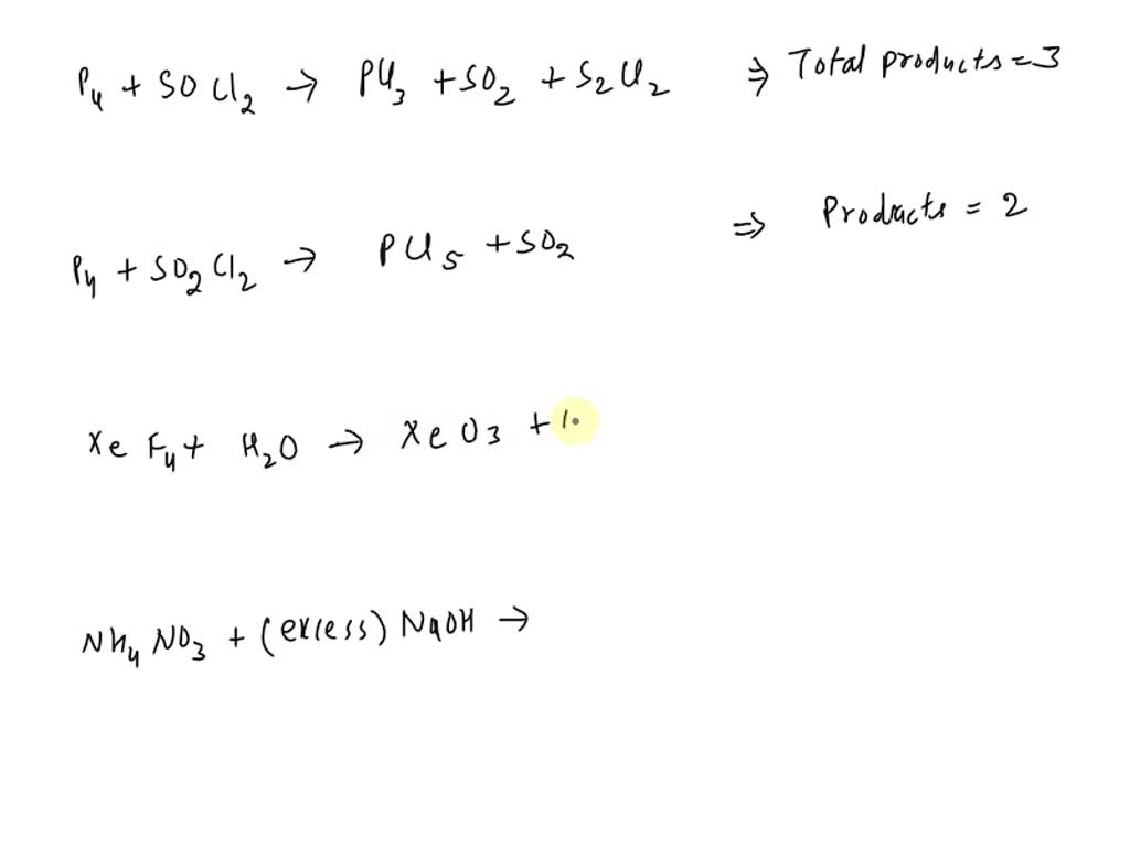 SOLVED: Which combination gives the maximum number of products? A. P4 ...