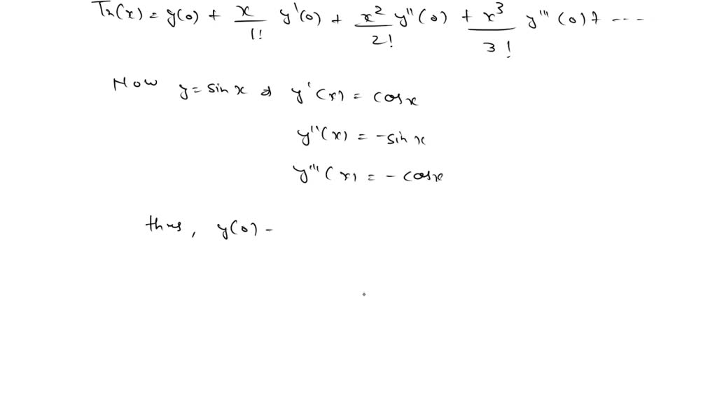 SOLVED: A cubic polynomial which approximates the curve y sin Î¸ at (0 ...