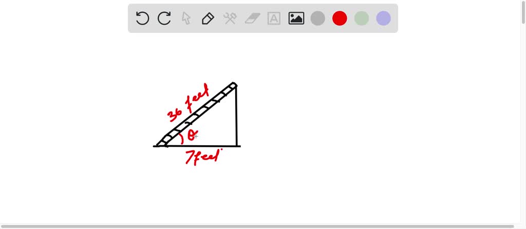 SOLVED: A fireman leaned a 36-foot ladder against a building. If he ...