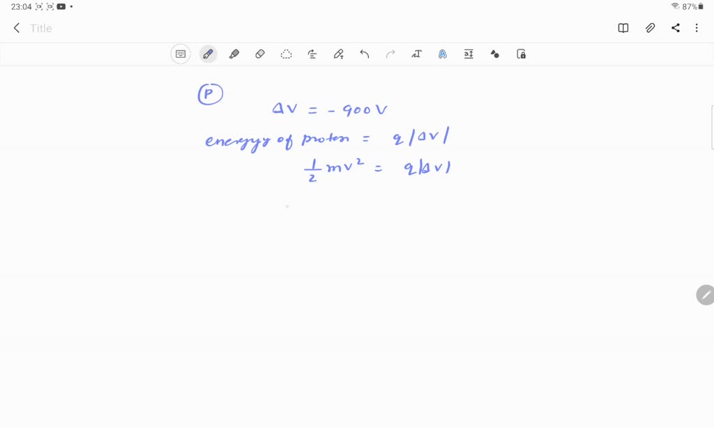 Solved What Is The Speed Of A Proton That Has Been Accelerated From