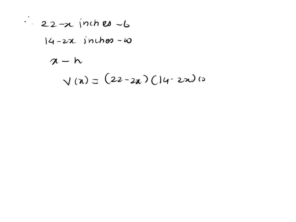 SOLVED: An open-top box is to be constructed from a sheet of tin that ...