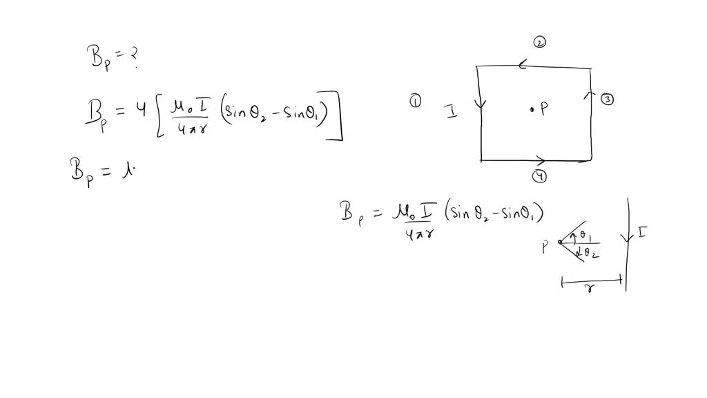 SOLVED: Wire bent in the form of a square loop with sides of length (see figure below). If a ...