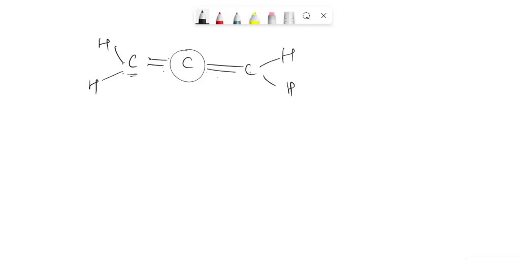 SOLVED: A three-carbon alkene contains two double bonds. Predict its ...