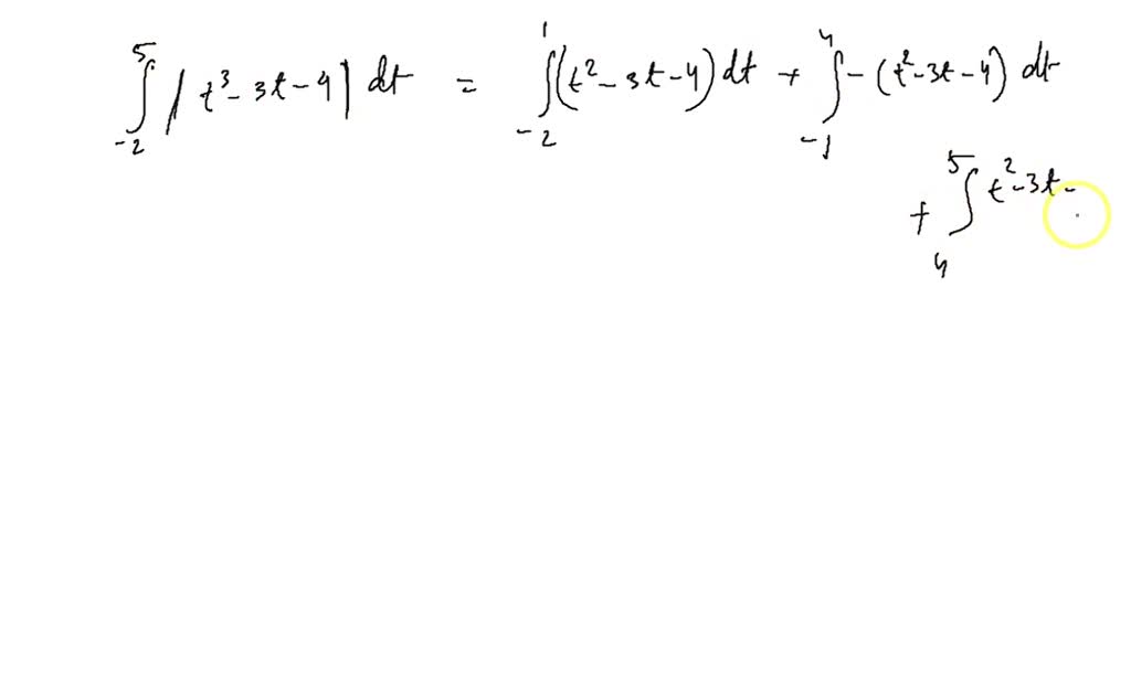 SOLVED: 'Identify the roots of the integrand to remove absolute values ... SOLVED: 'Identify the roots of the integrand to remove absolute values ...